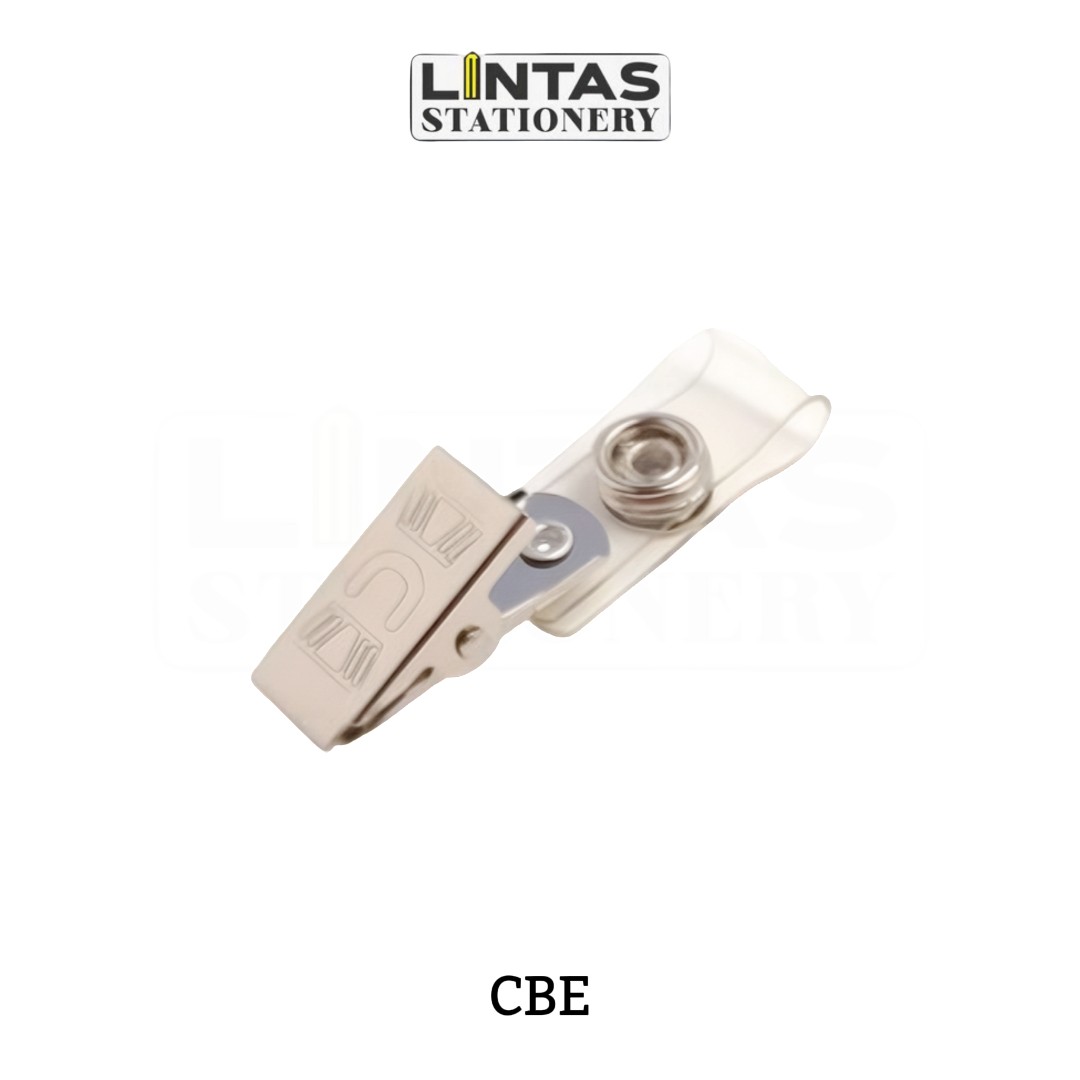 CBE BADGE CLIP (CLEAR) – Lintas Stationery