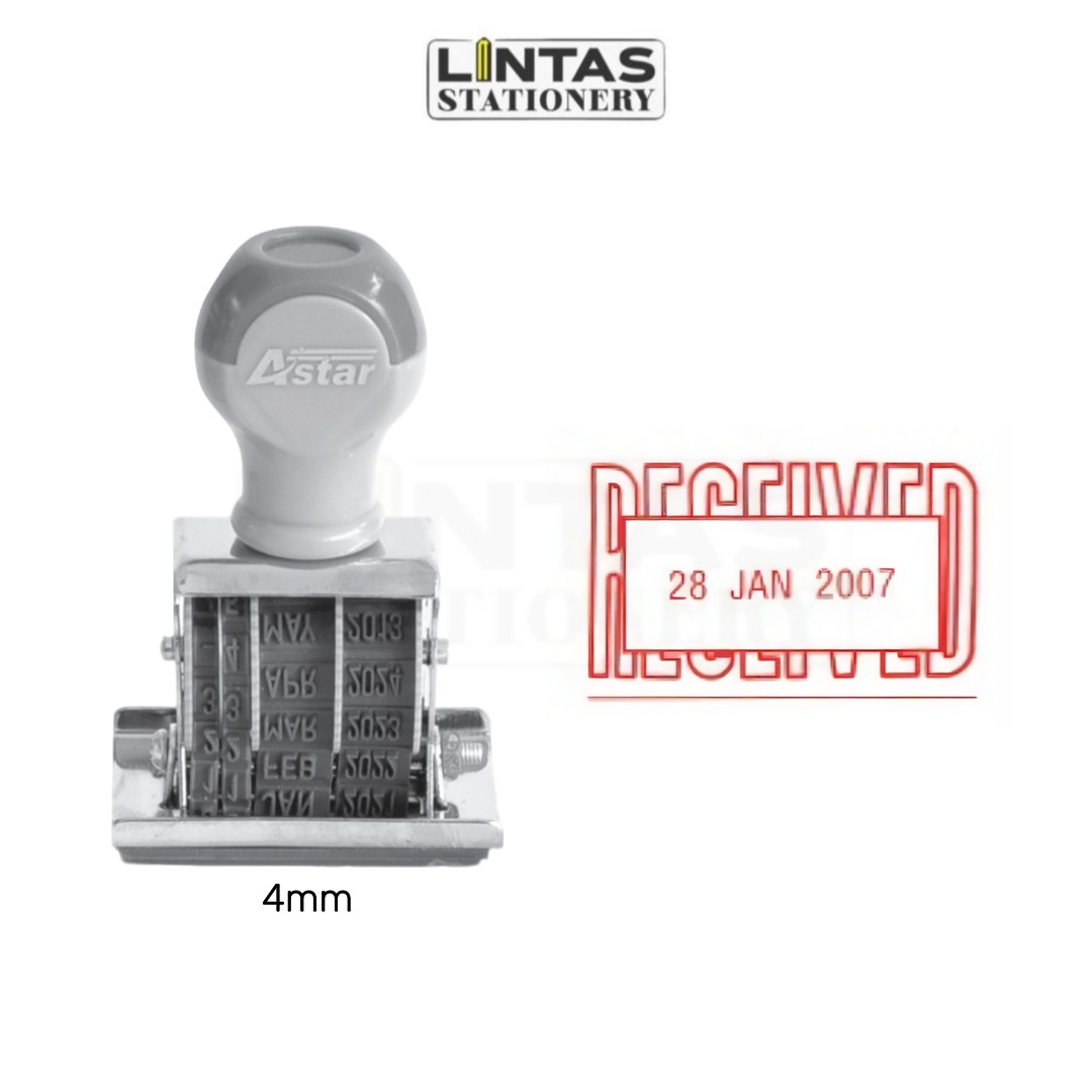 ASTAR DATE STAMP (RECEIVED) – Lintas Stationery