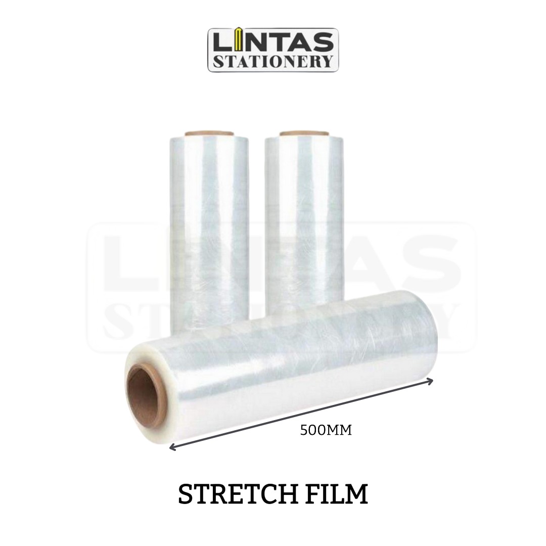 STRETCH FILM 500MM x 1.6KG – Lintas Stationery