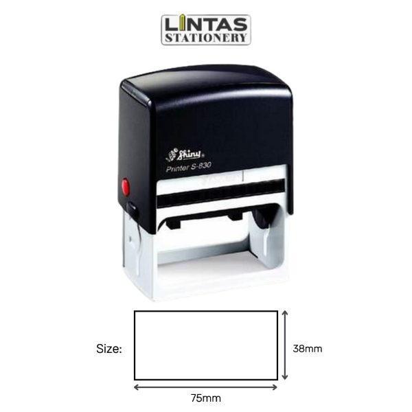 SHINY SELF INKING STAMP S-830 – Lintas Stationery