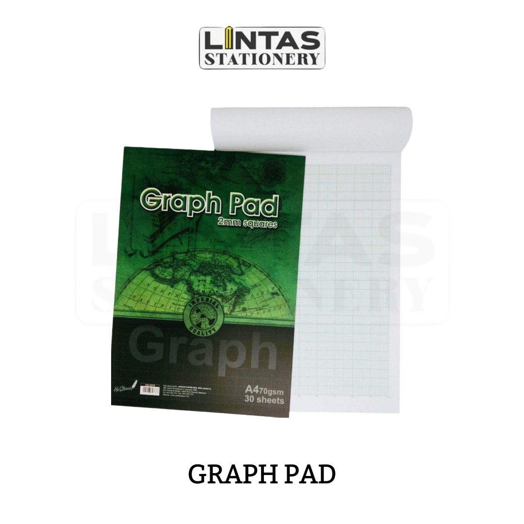 UP GRAPH PAD A4 70G 2MM – Lintas Stationery