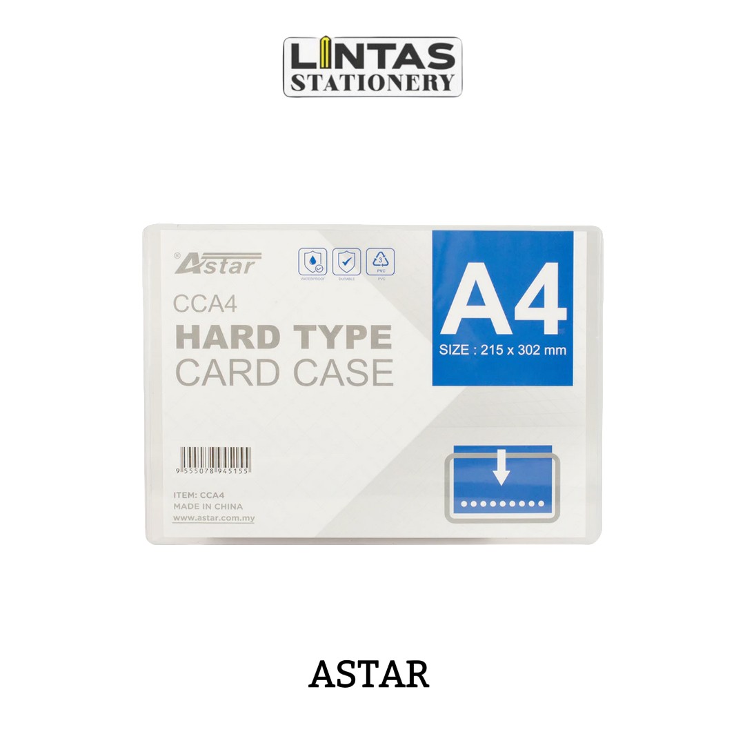 ASTAR HARD TYPE CARD CASE A4 – Lintas Stationery