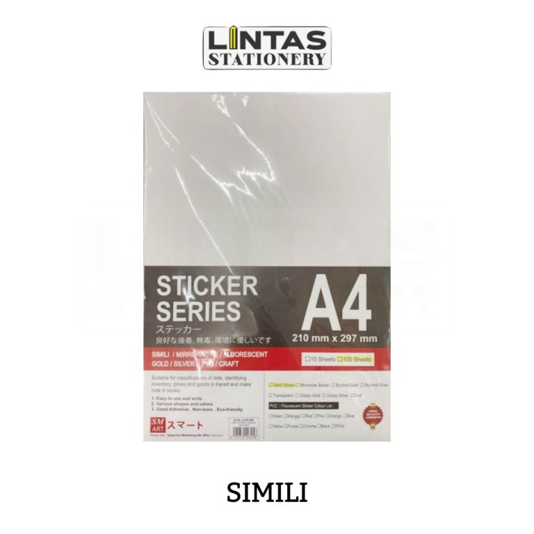 SMART SIMILI STICKER 175G A4 – Lintas Stationery