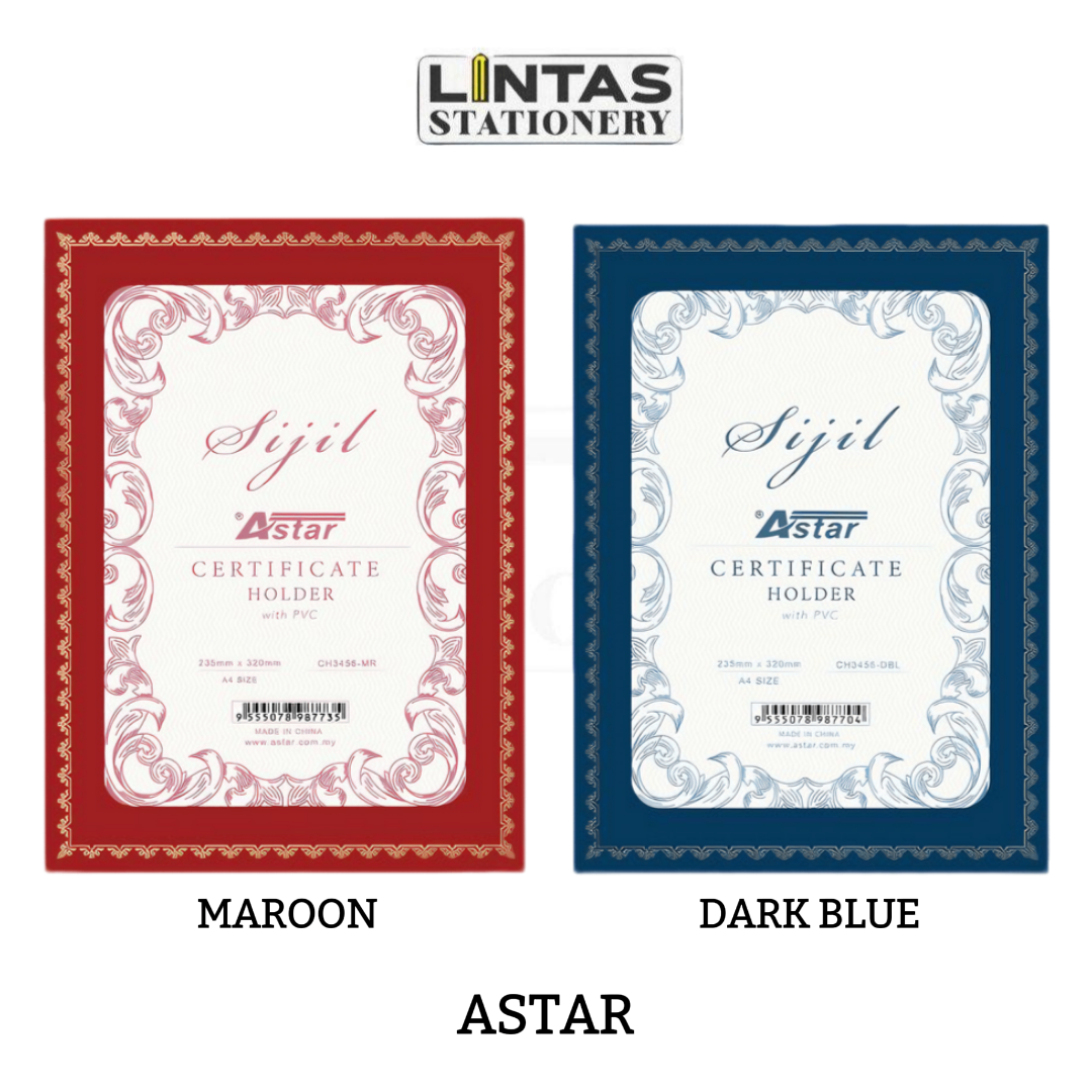 ASTAR CERTIFICATE HOLDER A4 – Lintas Stationery