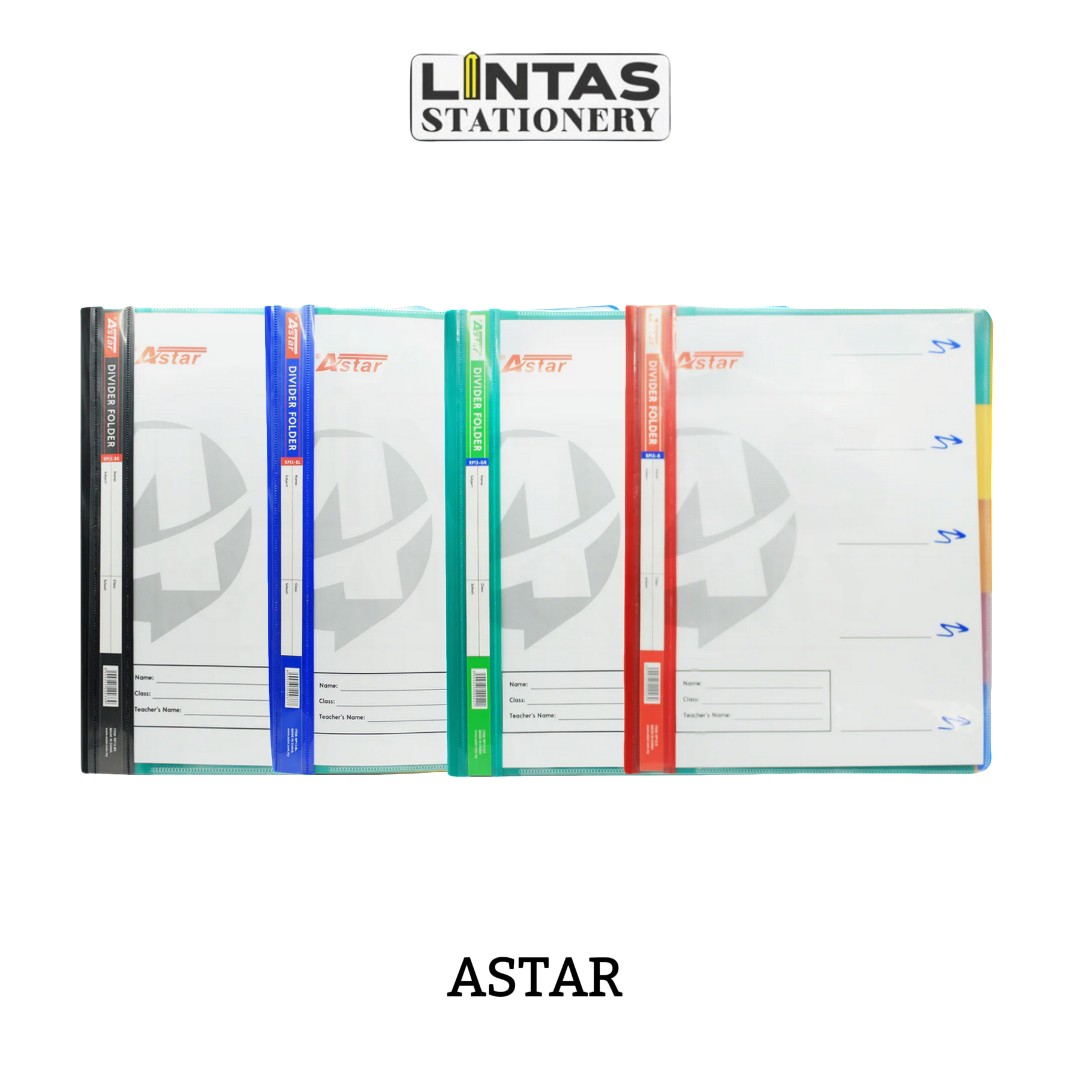 ASTAR DIVIDER FOLDER A4 – Lintas Stationery