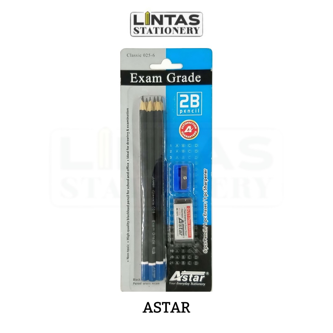 ASTAR EXAM GRADE 2B PENCIL – Lintas Stationery