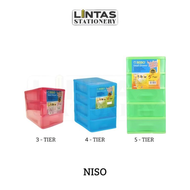 NISO SMALL DRAWER 3 / 4 / 5 TIER – Lintas Stationery