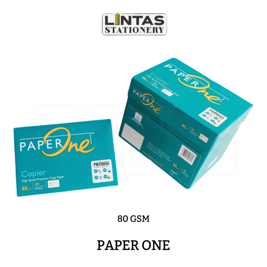 PAPER ONE COPIER A4 80GSM (GREEN) – Lintas Stationery