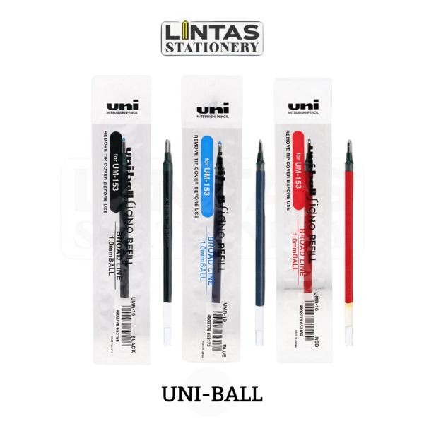 UNI-BALL SIGNO REFILL FOR UM153 1.0MM – Lintas Stationery