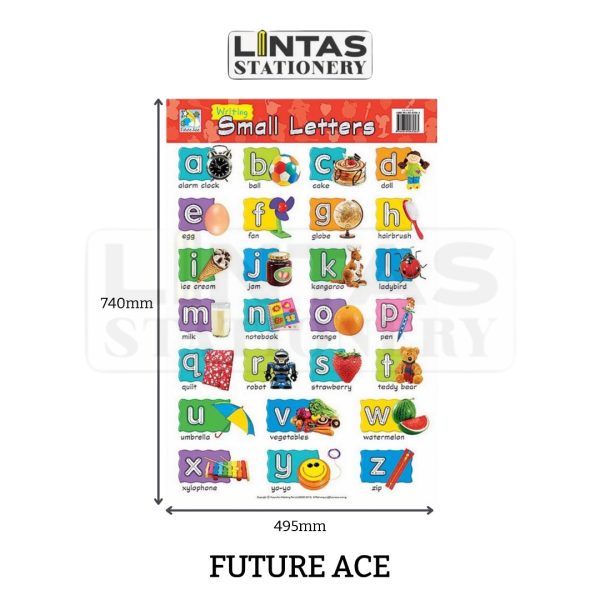 FUTURE ACE WALL CHART SMALL LETTERS – Lintas Stationery