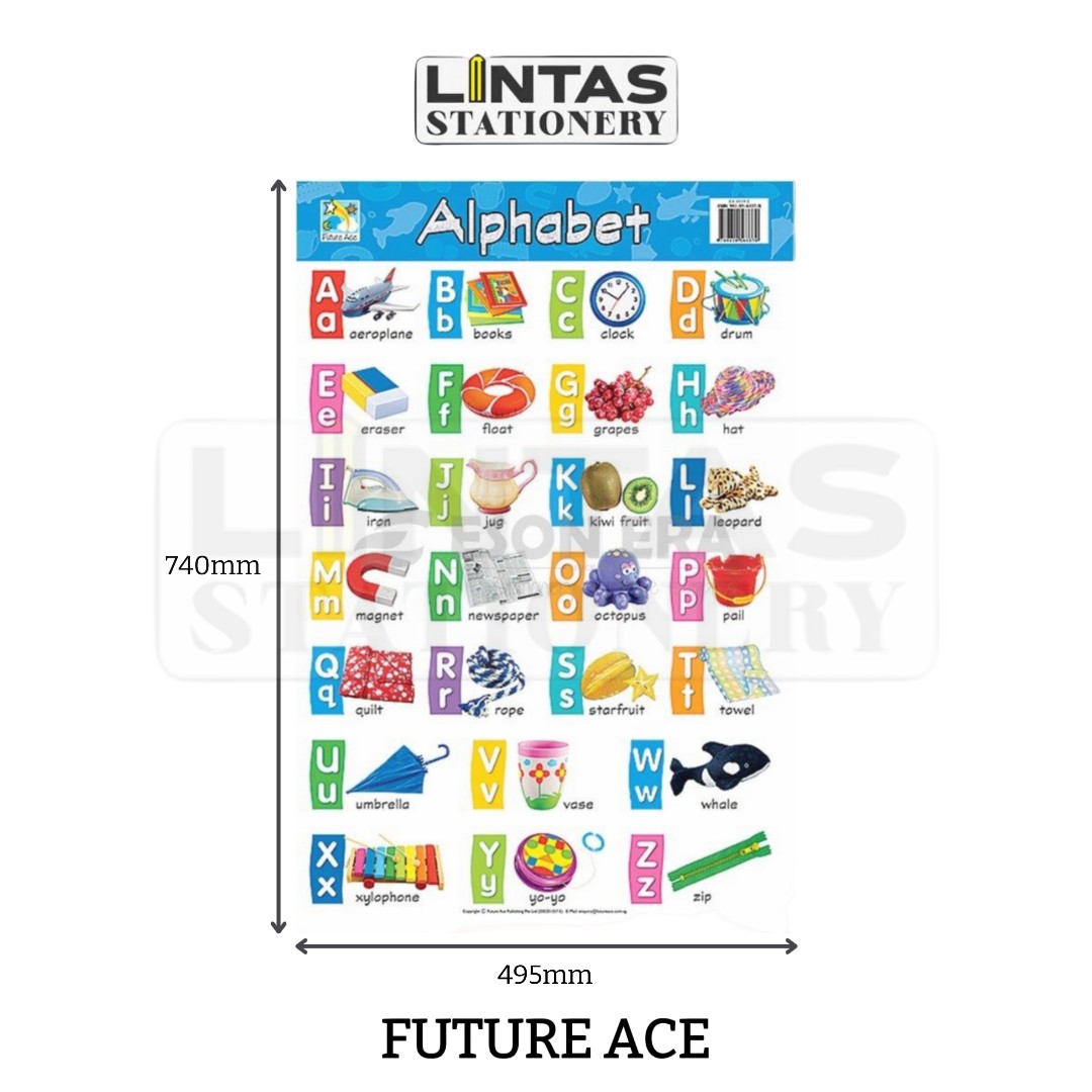 FUTURE ACE WALL CHART ALPHABET – Lintas Stationery