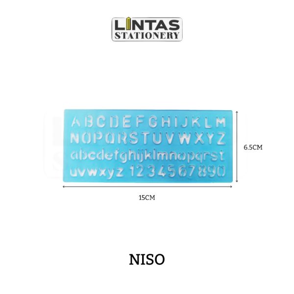 NISO STENCIL RULER 10MM – Lintas Stationery