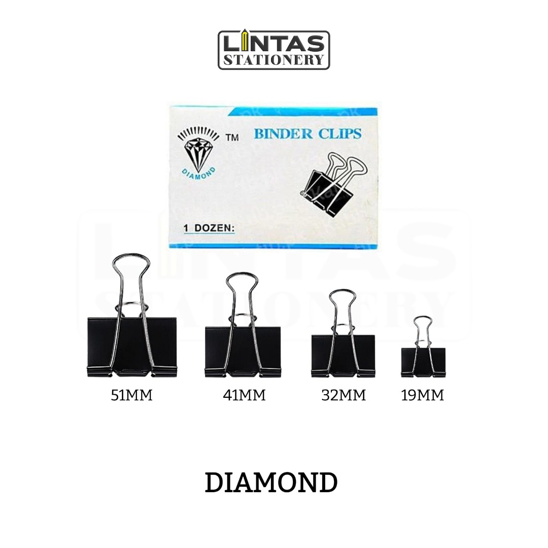 DIAMOND BINDER CLIP – Lintas Stationery